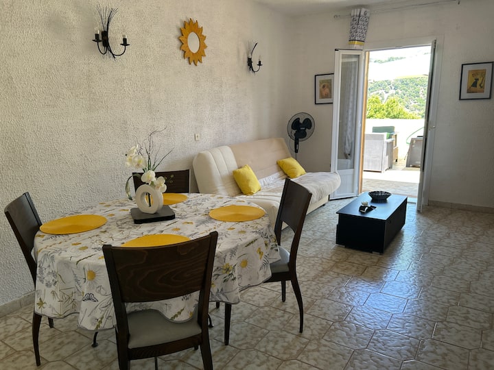 T2 Terrasse 4 Pers. Calme Frais Rez De Chaussée - Évisa