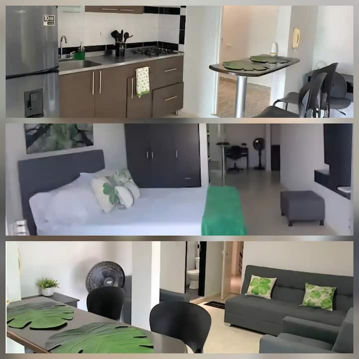 Aparta-estudio Central, Cómodo Y Elegante Con A.a - Acacias