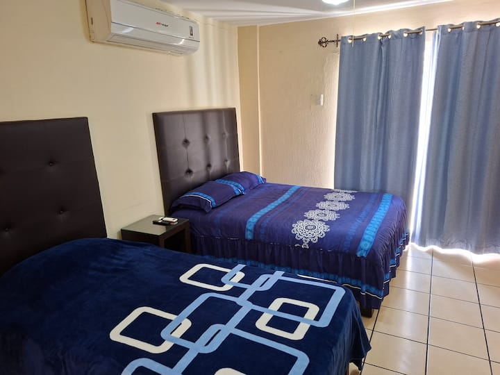 Seguro, Tranquilo 6 Camas 3 Habitaciones - Hermosillo