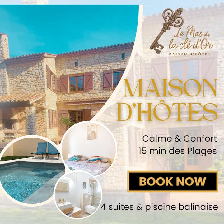 Superbe Bâtisse En Pierre 200m2 Et Piscine - Fréjus