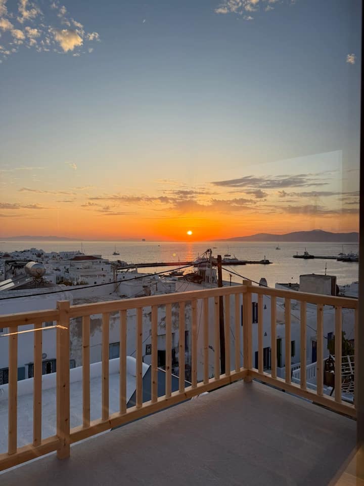 Seaview Terrace Suite "Zoe" By Mykonos High - Mikonos