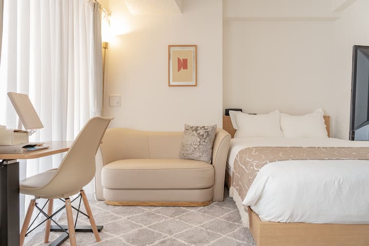 [Shika Home 中华街] 步行5分至电车站山下公园·优质睡眠设施·可住4人·长居送清洁服务 - Yokohama