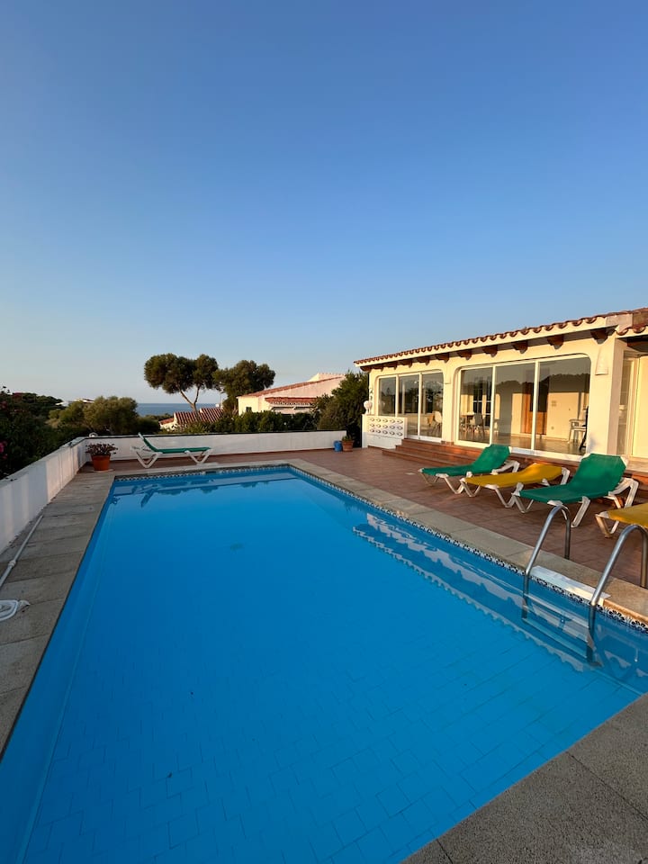 Jolie Villa à Binibeca Avec Piscine Et Vue Mer - Binibeca