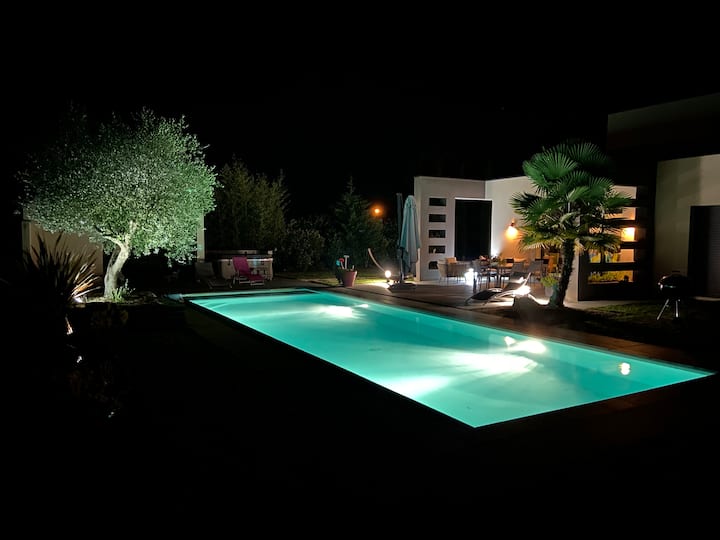 Villa Lys Calme Confort Piscine Jacuzzi Amboise - Amboise