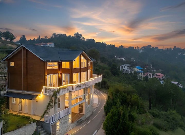 4br|views+bbq|stayvista| Euphorias Edge @Majkhali - Ranikhet