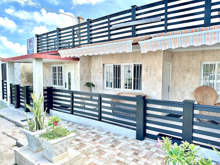 3 Cozy Rooms - 2min From Beach -Terrace -Wifi Free - Varadero
