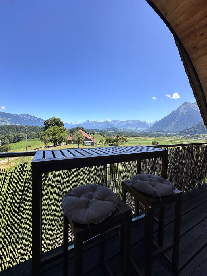 Panoramablick, Nahe Interlaken,10 Min. See - Thun