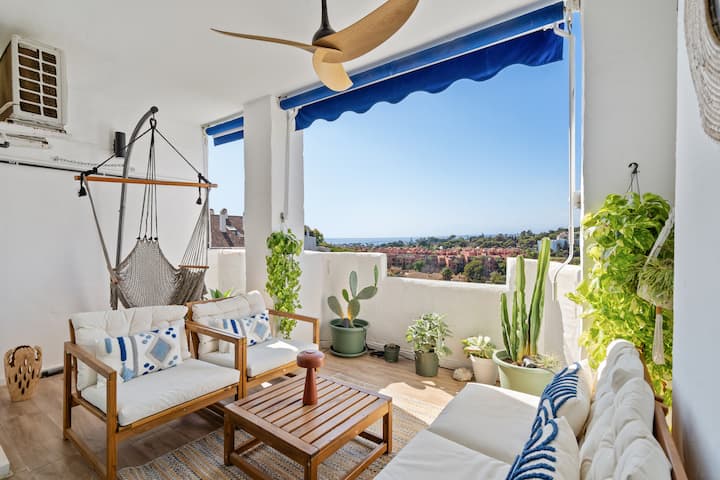 "Casa Playa" Duplex Penthouse W Sea & Sunset View - Marbella