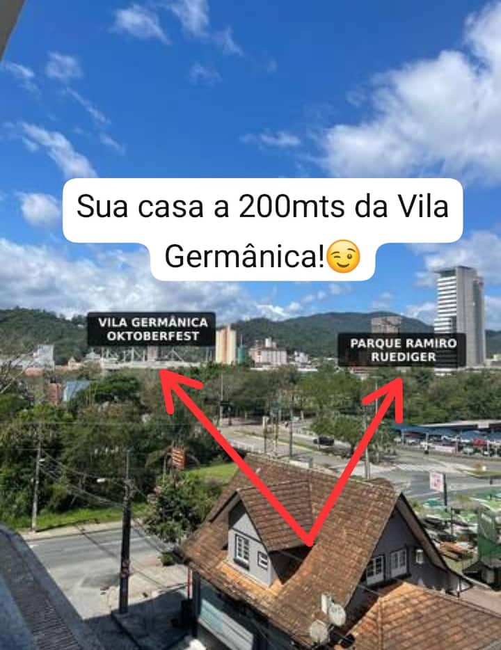 Casa Linda, A 2min A Pé Da Vila Germânica! - Blumenau