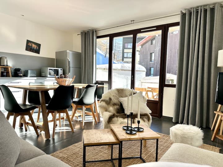 Refuge Enneigé – Duplex Spacieux, Proche Pistes - Isola