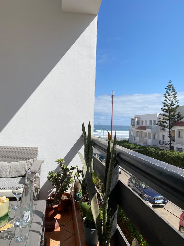 Superhôte – Spot Cosy Avec Vue Mer à Dar Bouazza - Morocco