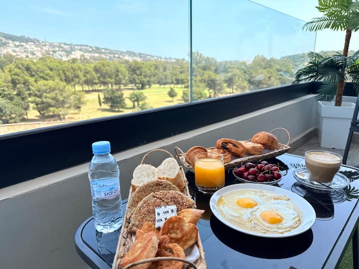 Luxury 3 Ch Apt Vue Golf 15 Min Aéroport - Tangier