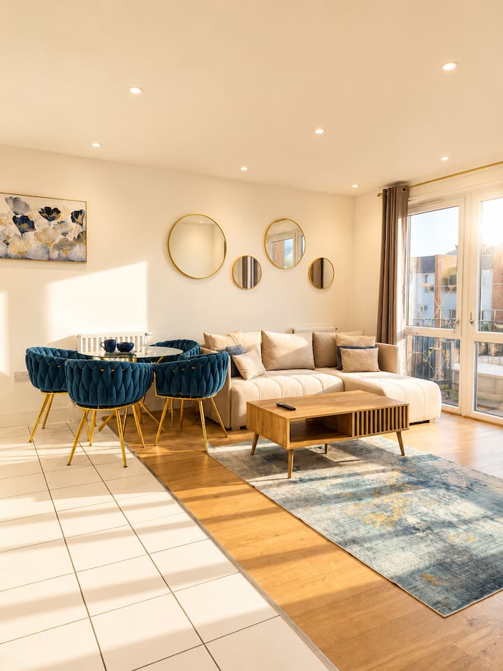 Modern 2br Flat | River View | Southampton - Southampton