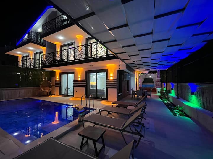 Fethiye Villa Yakamoz 1 Korunaklı Havuz ıSıtmalı - Fethiye