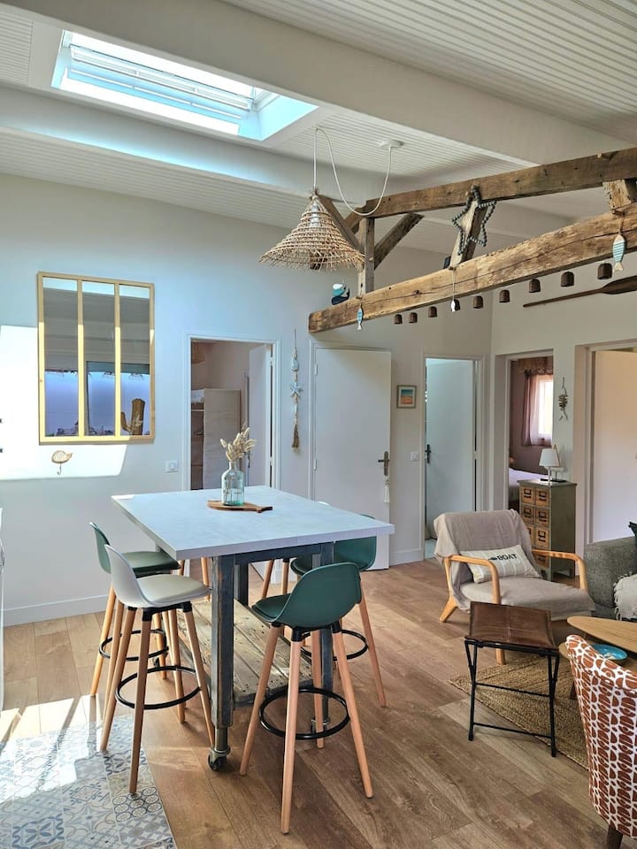 Maison L'aiguillette
Atypique, Fraîchement Rénovée - Bassin d'Arcachon