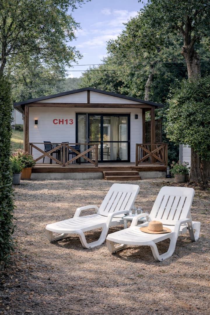 Camping Le Parc Des Chênes - Chalet 2 Chambres - La Croix-Valmer