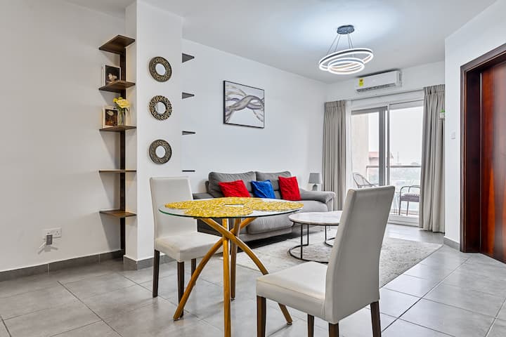 Modern 1br | Pool + Gym | Oasis - Accra