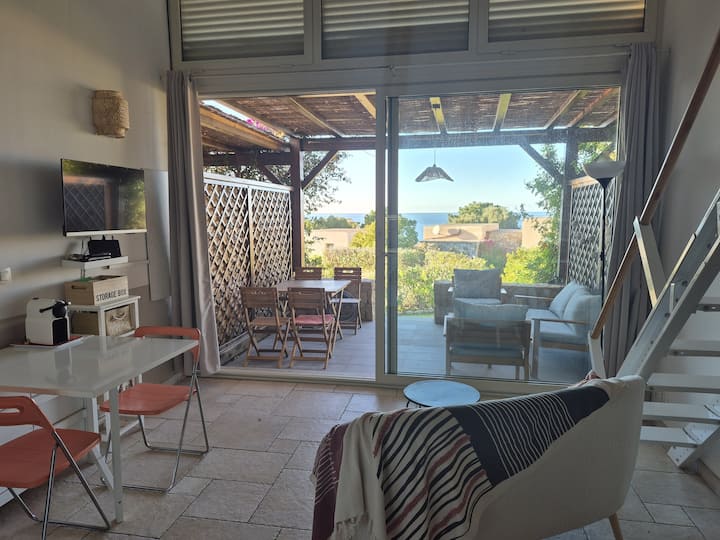 T3 Lumineux Entre Calvi/l’île-rousse Plage & Mont - Lumio