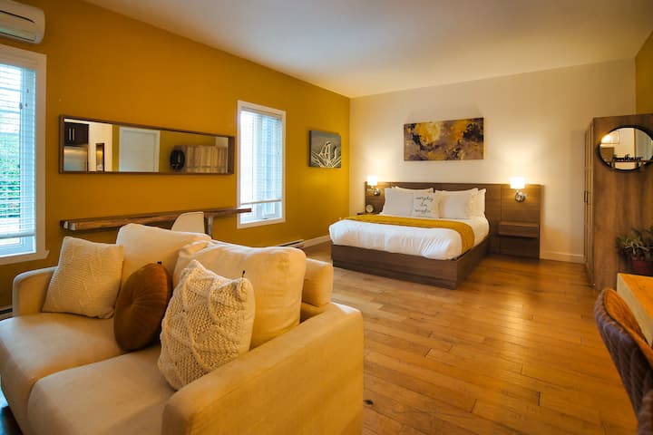 Loft Tout éQuipé à Orford-magog Spa/nature/sentier - Orford, QC