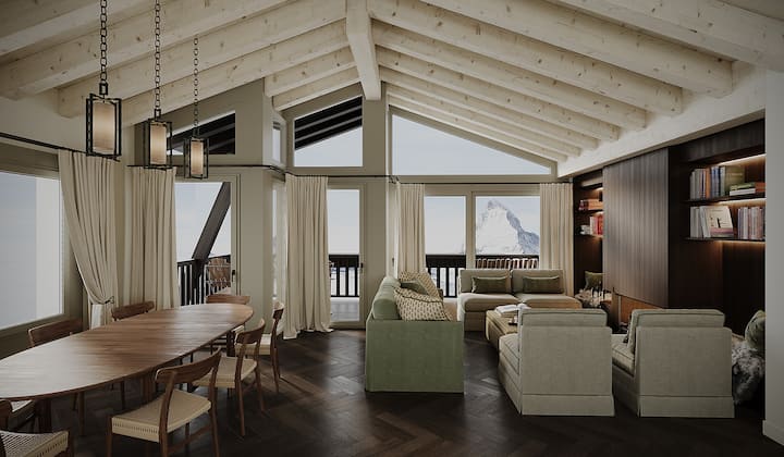 Dufourspitze Lodge, Sleeps 10, With Wellness - Zermatt