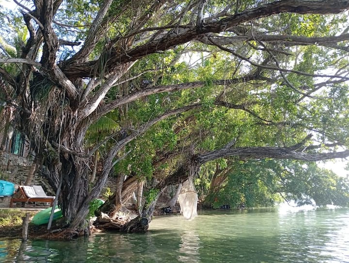 Encantadora Villa Frente A Laguna Bacalar - Bacalar