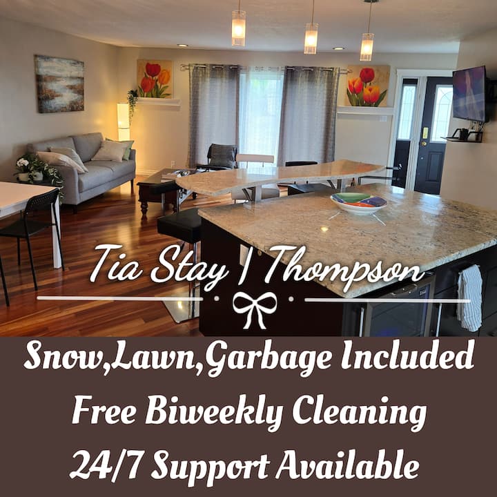 4br W/ Wine Fridge, Bar, Patio, Parking, Laundry - Thompson