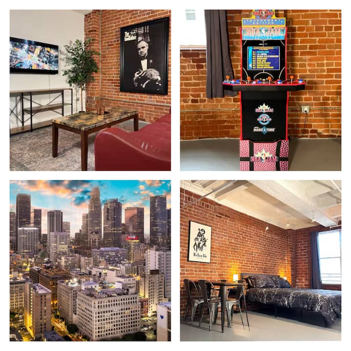 Huge New Dtla Loft Kingbed/rooftop Pool/420/nbajam - Skid Row - Los Angeles