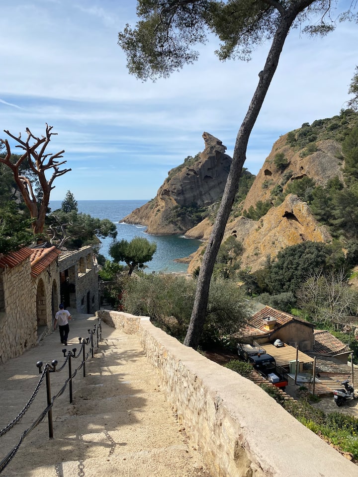 T2 Avec Jardin Calanques Figuerolles - La Ciotat