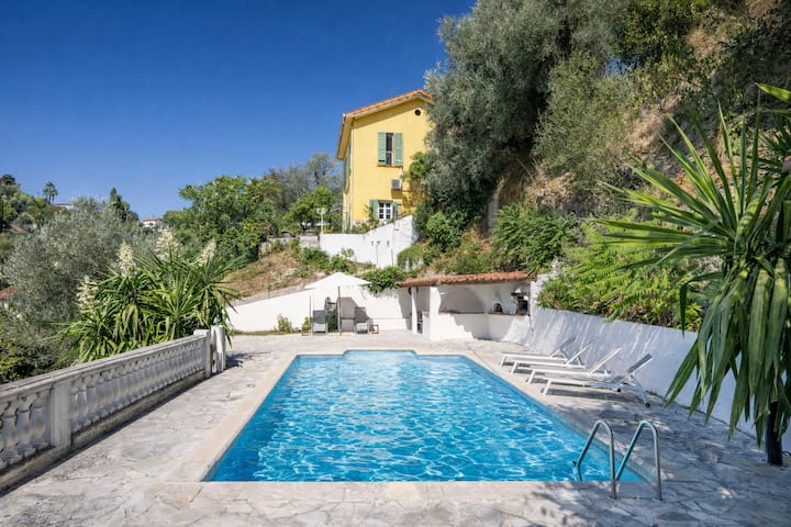 Nice Hillside Villa | Pool & Panoramic Views - Nizza