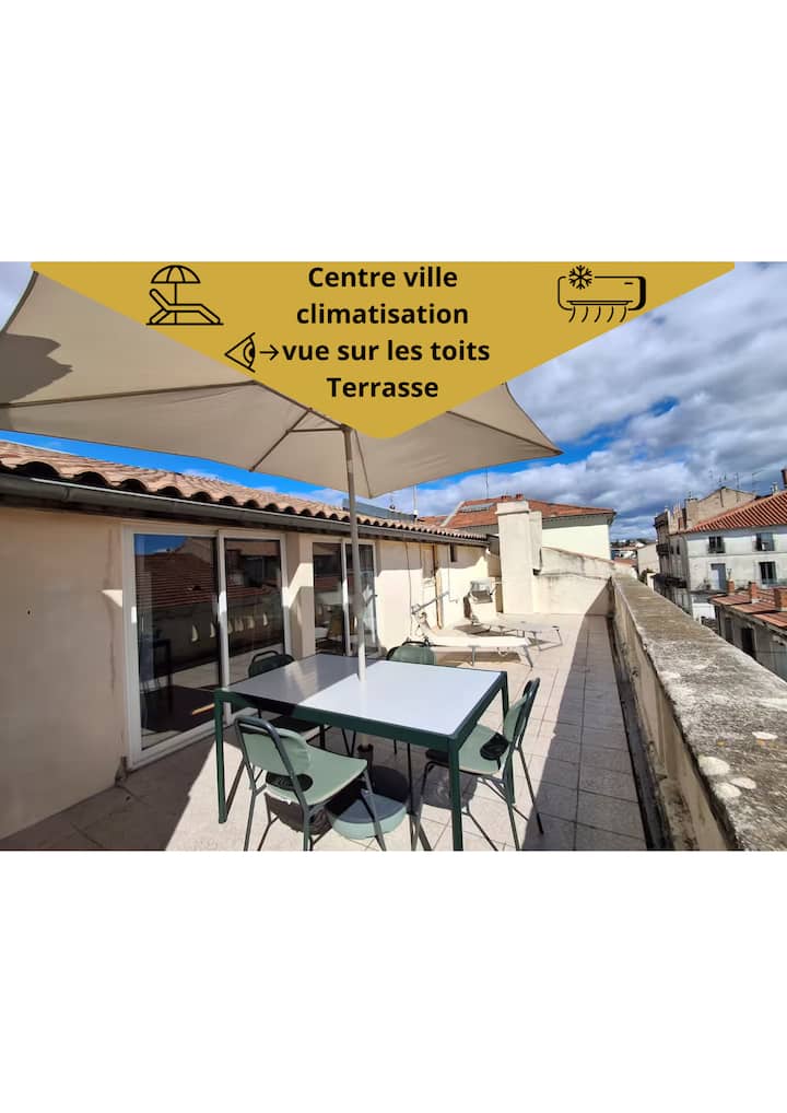 Long Séjour/vacances/télétravail - Béziers