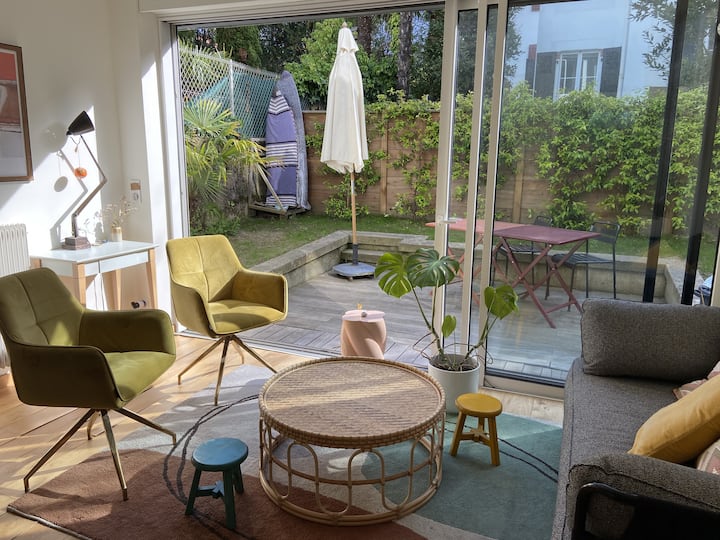 Bel Appartement En Rez De Jardin - Biarritz