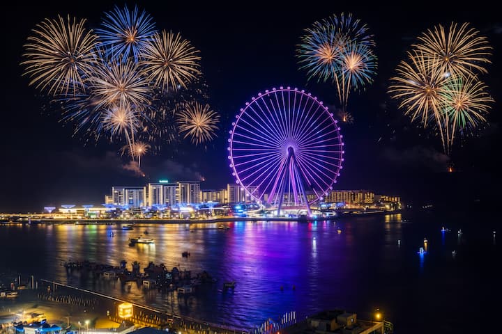 Jbr Beach Access With Dubai Eye & Sea Views - 迪拜碼頭