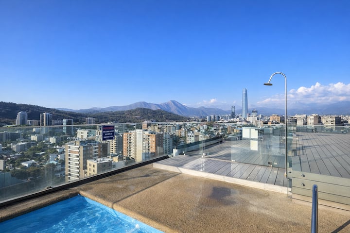 Family-friendly Apartment In Providencia With Rooftop & Pool - Cordillera