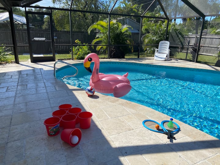 Cozy Oasis~heated Pool~close To Beaches/water Park - Fort Myers, FL
