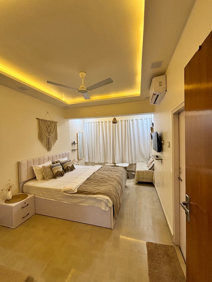 Vihaa Boutique Stay Goa- Boho 1bhk-a (Pool View) - Anjuna