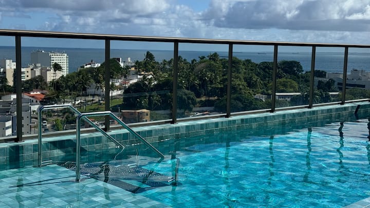Studio Na Barra Em Salvador | Rooftop E Coworking - Barra