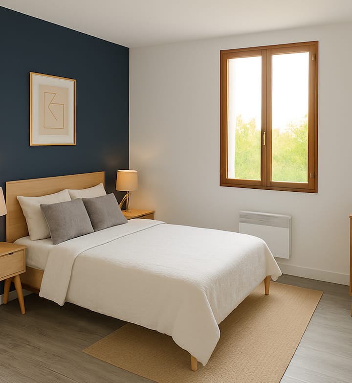 Appartement F2 Cosie Neuf Wifi Endroit Paisible - Corbeil-Essonnes