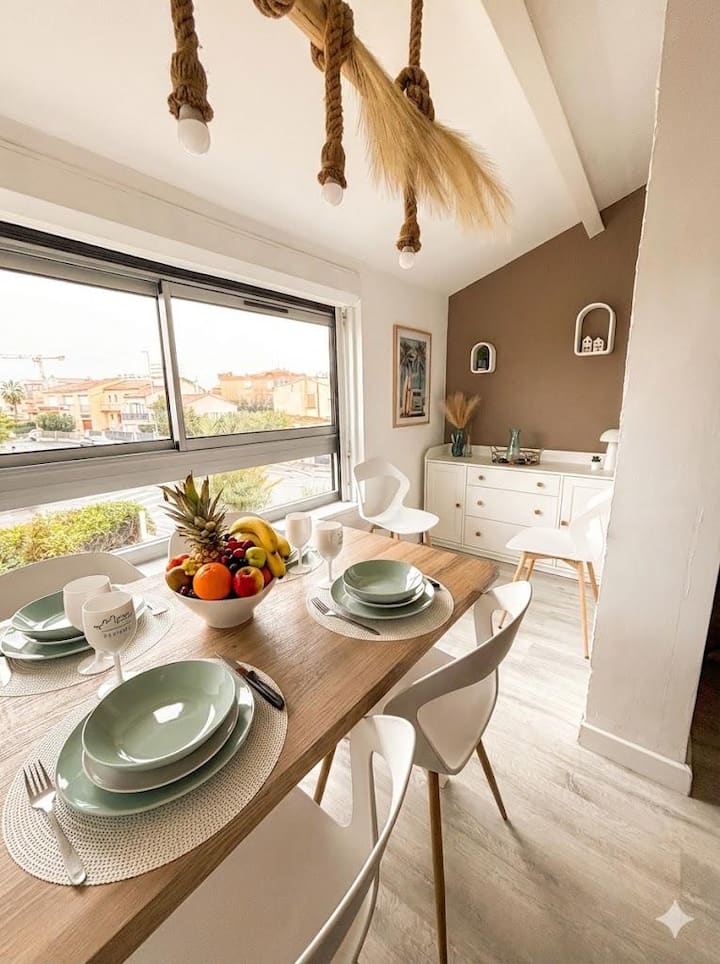 T2, Spacieux 44m2/parking Privé/valras-plage - Valras-Plage