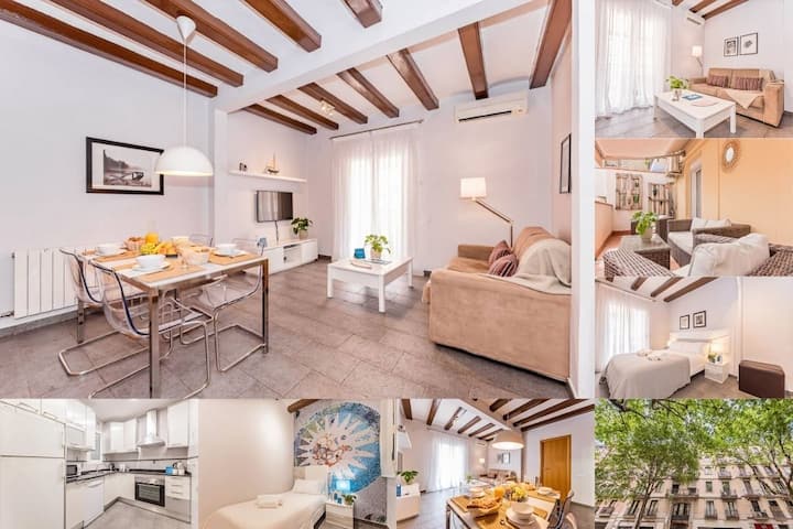 Coloc. Charme 8 Ch. Centre Bcn, 14 Pers. - Barcelona