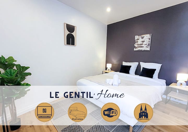 Le Gentil ’Home - Hypercentre - Proche Cathédrale - Évreux