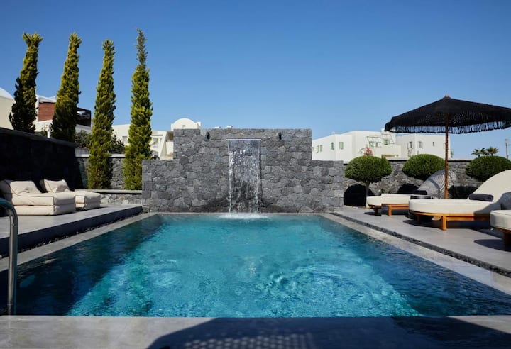 Beautiful 2-bedroom-apartment (Pool & Jacuzzi) - 聖托里尼