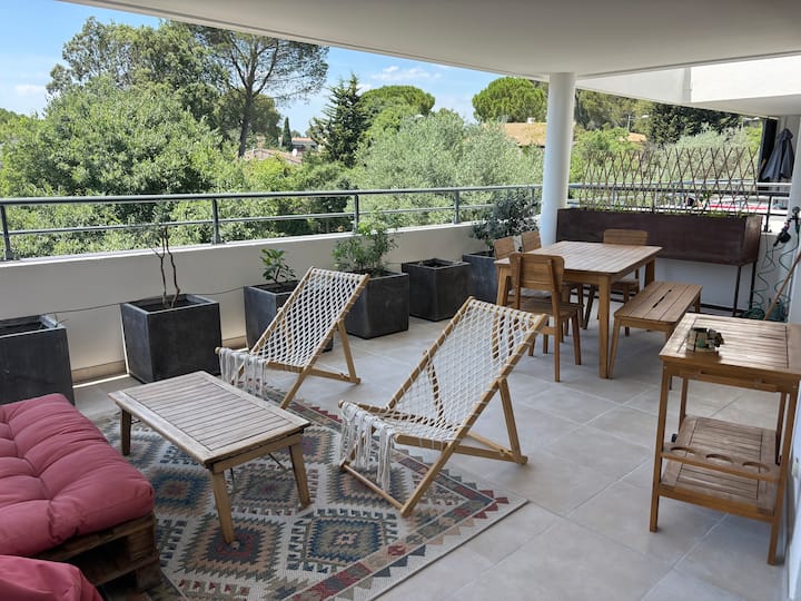 Cig- Appartement Aiguelongue - Terrasse & 3 Ch. - Montpellier