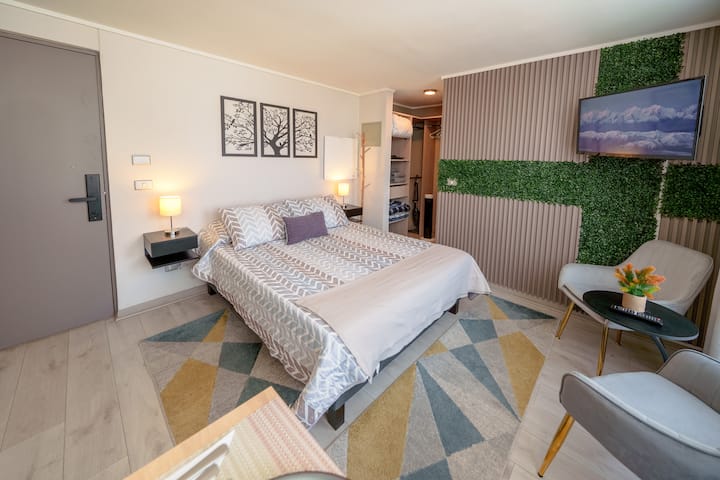 Moderno Full Home Studio |Wifi| Gym Y Azotea - Chile
