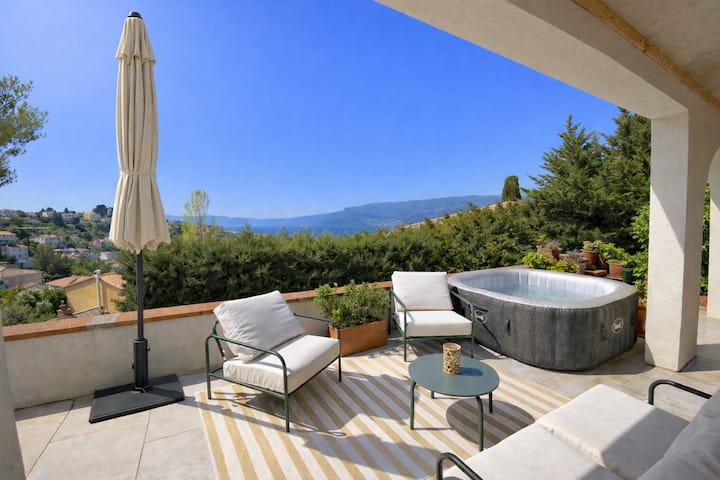 Maison Calme Proche Nice, Terrasse, Clim, Parking - Nice