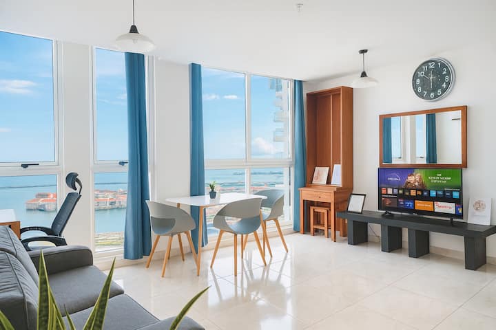 Stunning Sea View | Rooftop Pool | Gym | Ocio Area - Panama