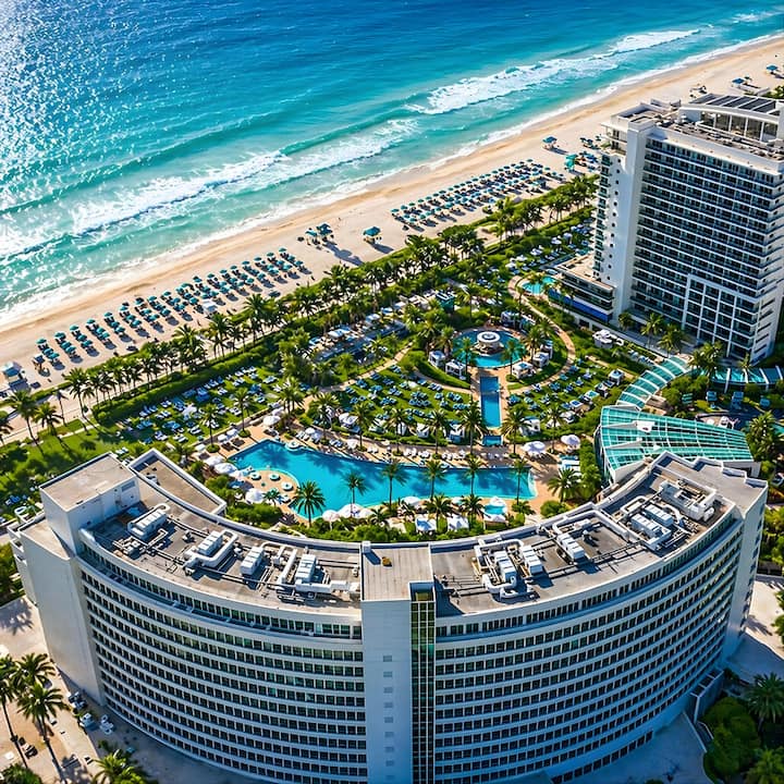 3 Fontainebleau Studios 7 Beds For 16 Guests - Miami Beach, FL