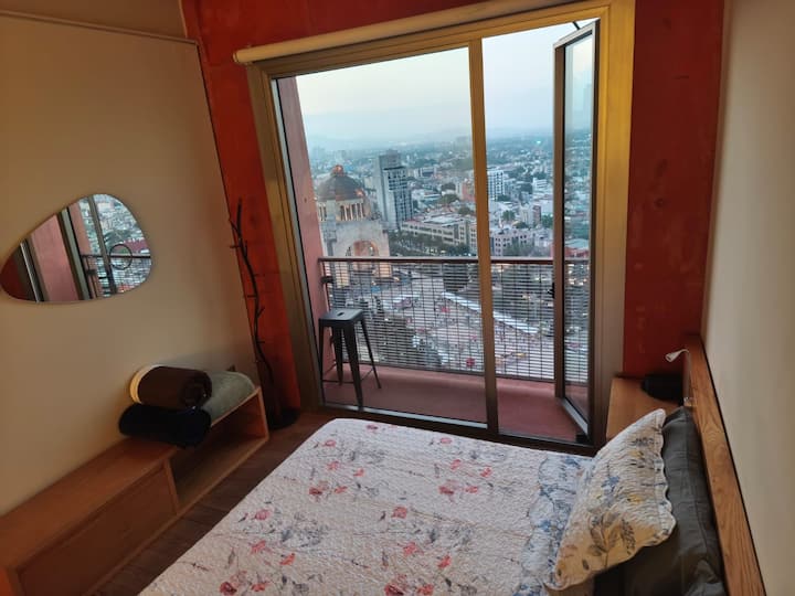 Departamento Hermosa Vista Panorámica De La Ciudad - Mexico