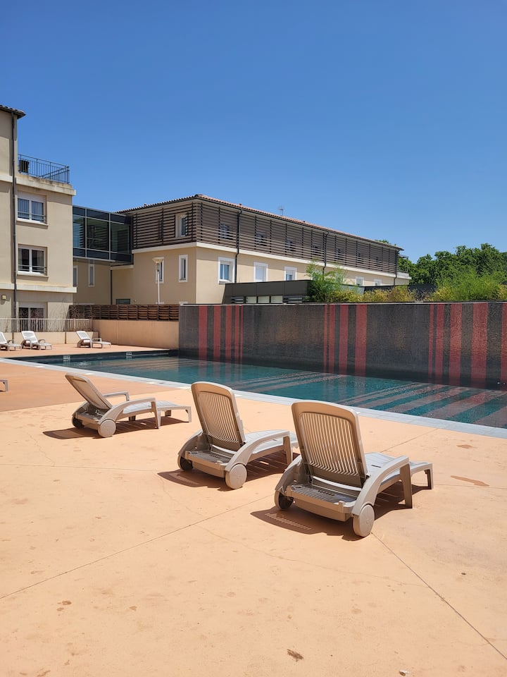 Studio Cosy - Piscine, Proche Du Golf - Grabels