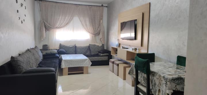Appartement Luxe 5 Min La Plage Avec Wifi Et Iptv - Martil