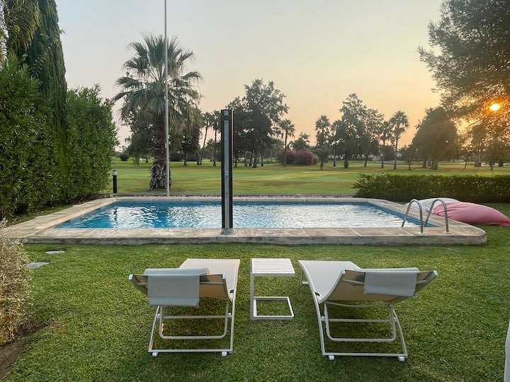 Villa De Lujo Con Vistas Al Golf - Oliva